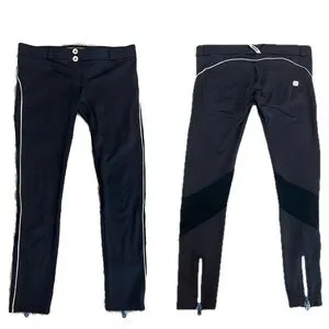 Freddy | Pants & Jumpsuits | Freddy Wrup Sport Dark Mauve Black ...